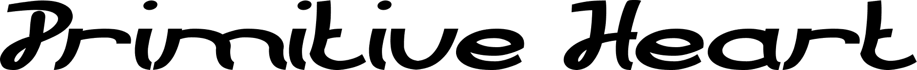 PRIMITIVE HEART Bold Italic font | Fonts2u.com