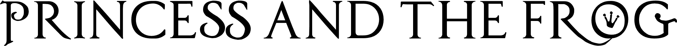 PrincesS AND THE FROG font