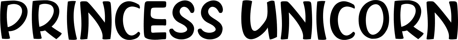 PRINCESS UNICORN font