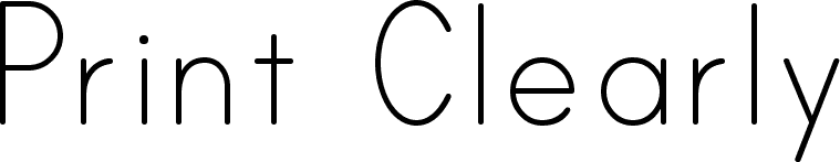 Print Clearly font | Fonts2u.com
