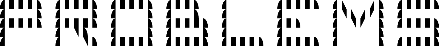 Problems 3 Regular font | Fonts2u.com