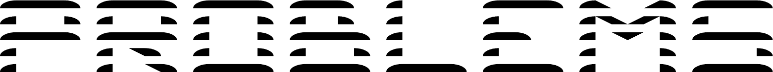 Problems Regular font