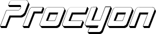 Procyon Super Italic font