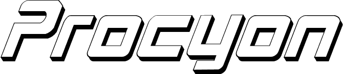 Procyon Shadow Italic font | Fonts2u.com