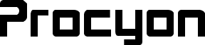 Procyon Super Italic font