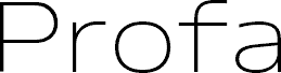 Profa Trial Thin font