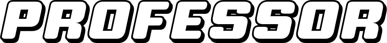 Professor 3D Italic font | Fonts2u.com