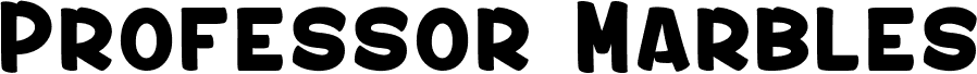 Professor Marbles 1_PersonalUseOnly font | Fonts2u.com