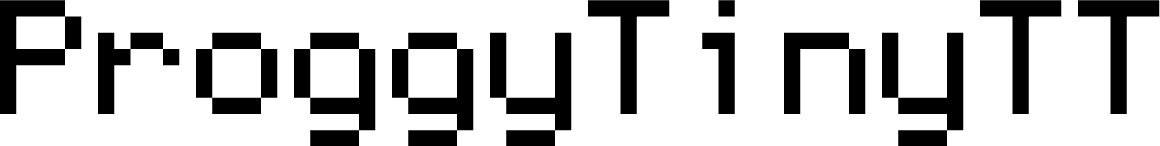 ProggyTinyTT font | Fonts2u.com