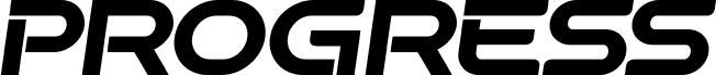 Progress Bold font
