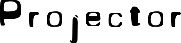 Projector font