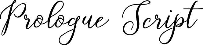 PrologueScriptLite-Regular font
