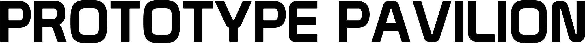 Prototype Pavilion font