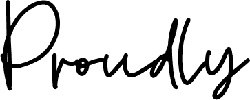 Proudly font