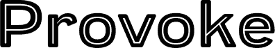 Provoke Regular font