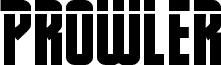 Prowler Expanded font