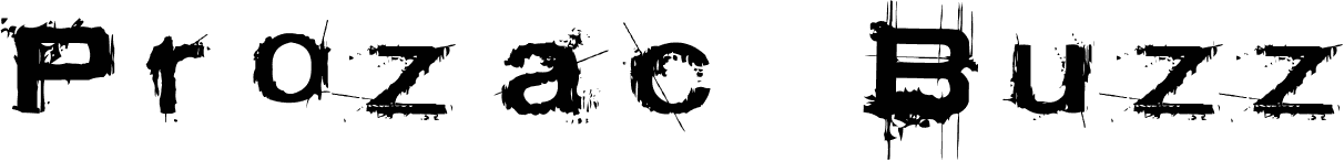 Prozac Buzz font | Fonts2u.com