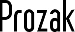 Prozak Bold font | Fonts2u.com
