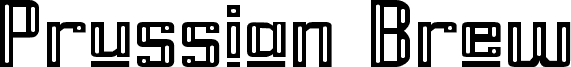 Prussian Brew font | Fonts2u.com