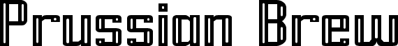Prussian Brew Offset font | Fonts2u.com