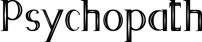 Psychopath fuente | Fonts2u.com
