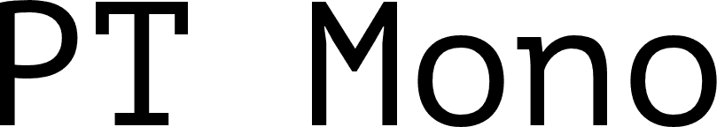 PT Mono font | Fonts2u.com