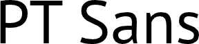 PT Sans Bold 字体