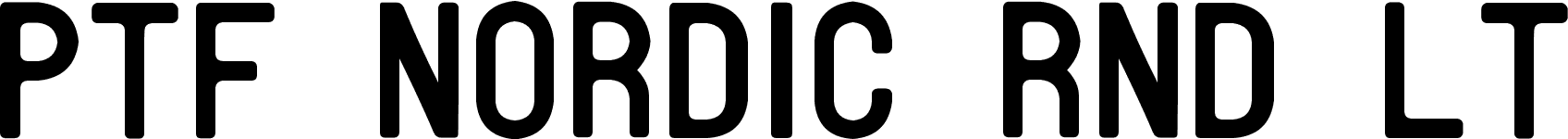 PTF NORDIC Rnd Lt font | Fonts2u.com