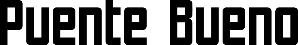 Puente Bueno St fuente | Fonts2u.com