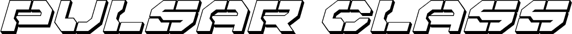 Pulsar Class Solid 3D Italic font | Fonts2u.com
