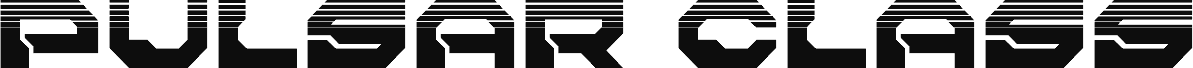 Pulsar Class Solid Laser font | Fonts2u.com