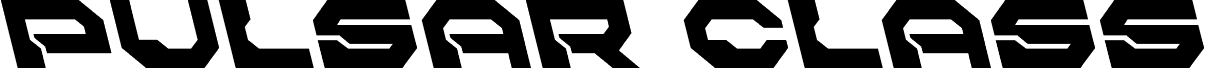 Pulsar Class Solid Laser font | Fonts2u.com