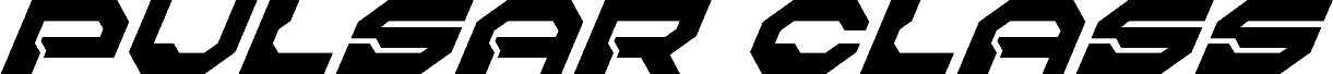 Pulsar Class Solid 3D font