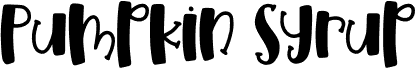 Pumpkin Syrup Line font | Fonts2u.com