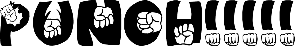 PUNCH!!!!! font | Fonts2u.com