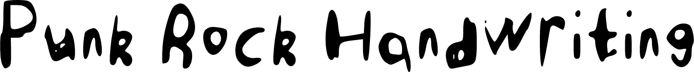 Punk Rock Handwriting Regular font | Fonts2u.com