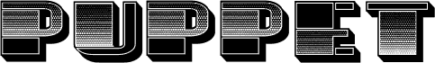 Puppet Filled Regular font | Fonts2u.com