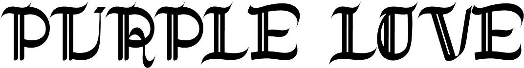 PURPLE LOVE font