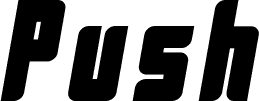 Push Black font | Fonts2u.com
