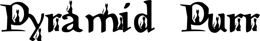 Pyramid Purr font