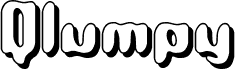 Qlumpy BRK font | Fonts2u.com