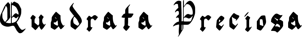 quadrata preciosa font | Fonts2u.com