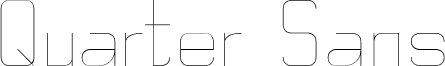 Quarter Sans Bold font | Fonts2u.com