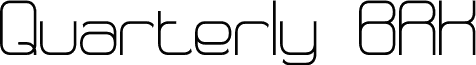 Quarterly Thick BRK font | Fonts2u.com