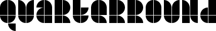 Quarterround Solid font | Fonts2u.com