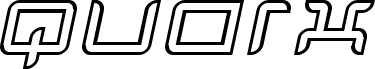 Quarx font