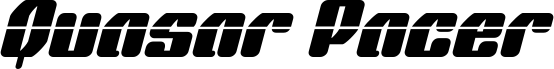 Quasar Pacer font