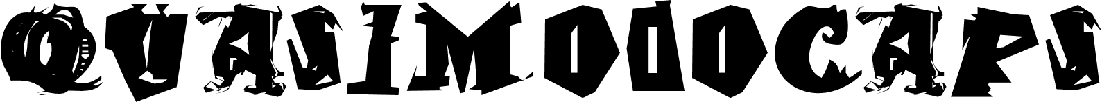 QuasimodoCaps font | Fonts2u.com