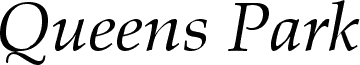 Queens Park Bold font | Fonts2u.com