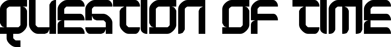 Question of time [simple] font | Fonts2u.com